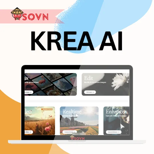 Mua chung tài khoản KREA AI Max group buy 2025 - WSOVN